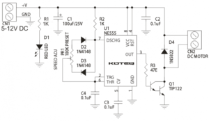 Control your motor: Meet the 555 speed controller