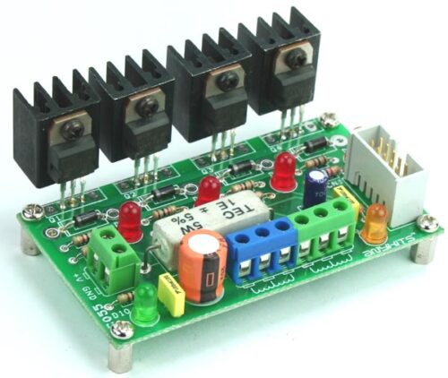 Unipolar stepper motor control made simple